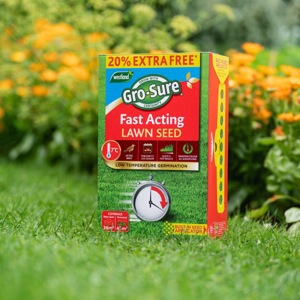 Gro-Sure Fast Acting Lawn Seed - Lawn Care - Westland Garden Health