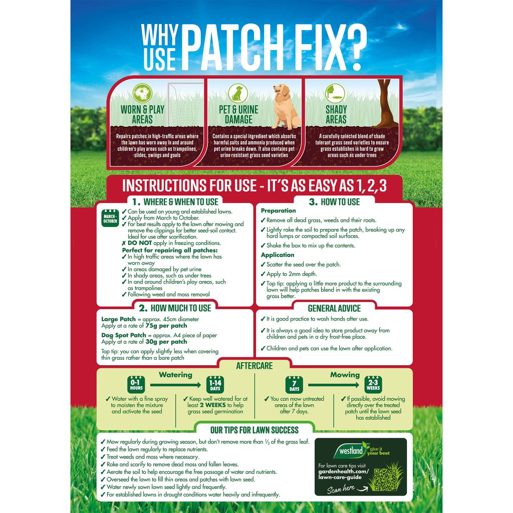 Aftercut Patch Fix - Lawn Care - Westland Garden Health