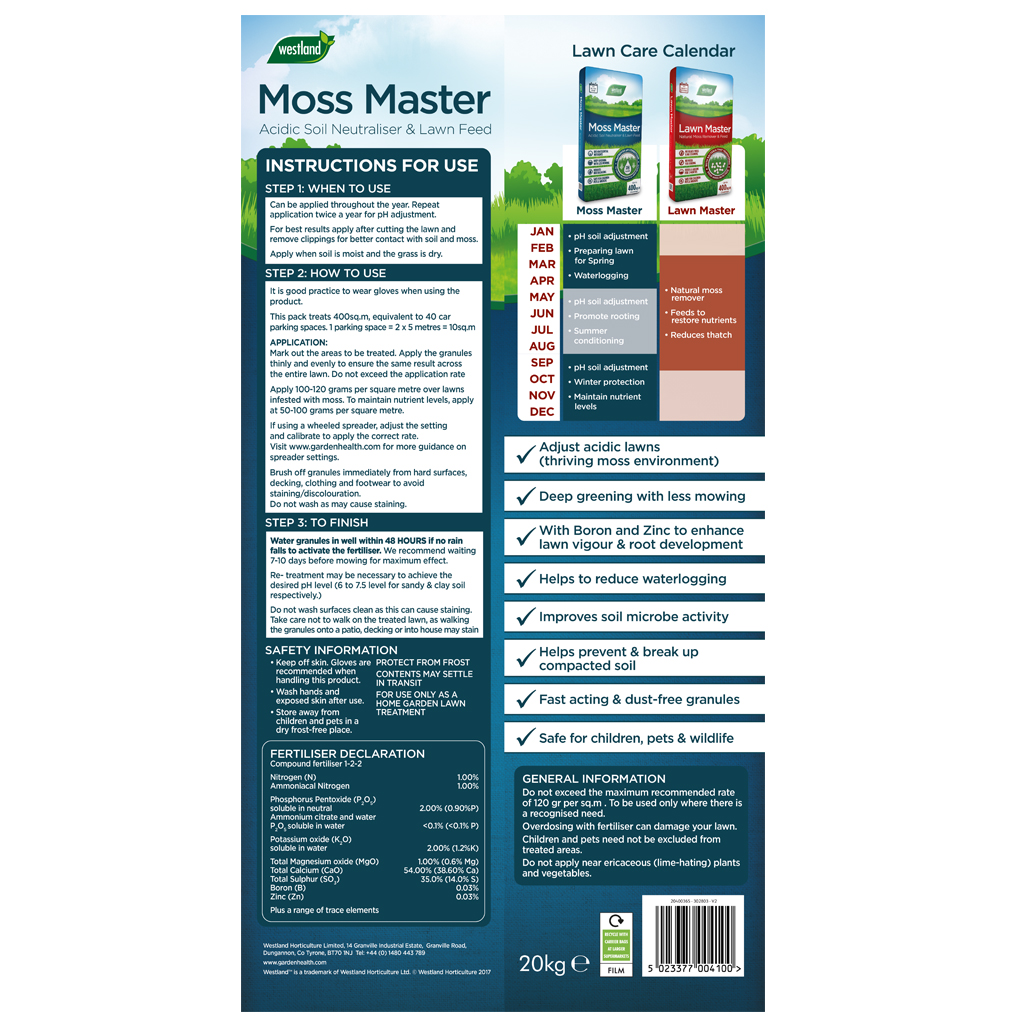 Moss Master | Lawn Care | Westland Garden Health