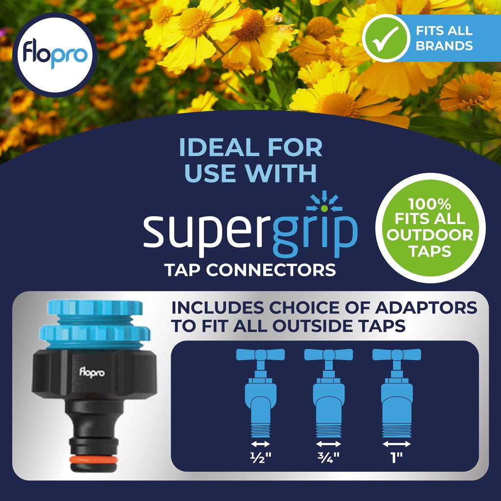 Flopro Supergrip Waterstop Connector - Watering - Garden Health