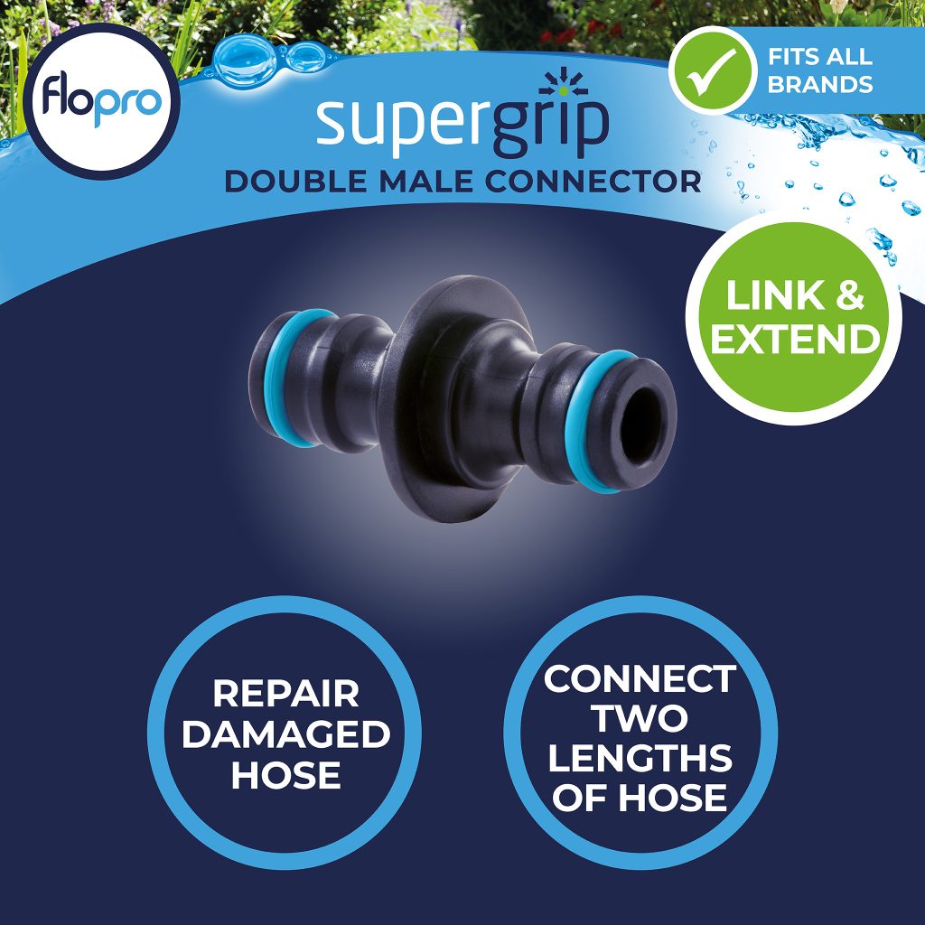 Flopro Double Male Connector - Watering - Garden Health