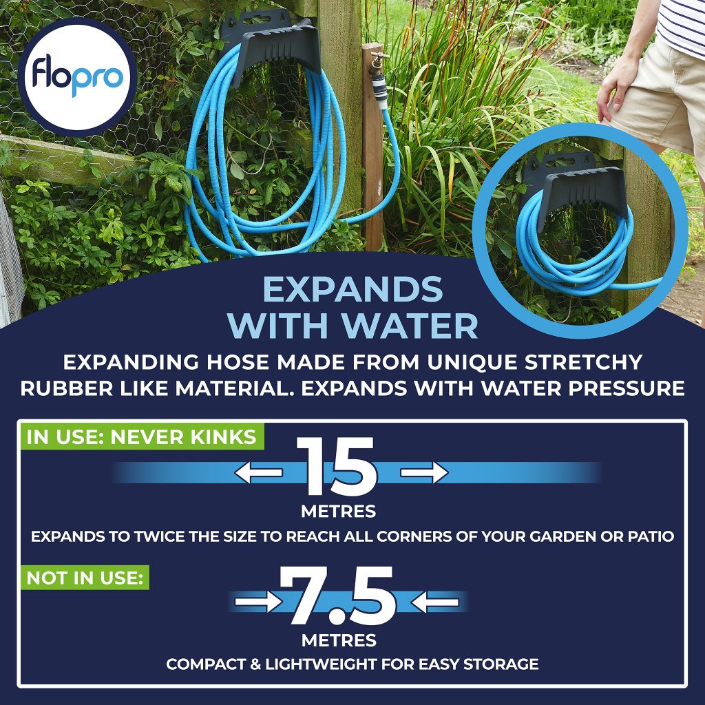 Flopro Compactflo Expandable Hose Set 15m - Garden Health