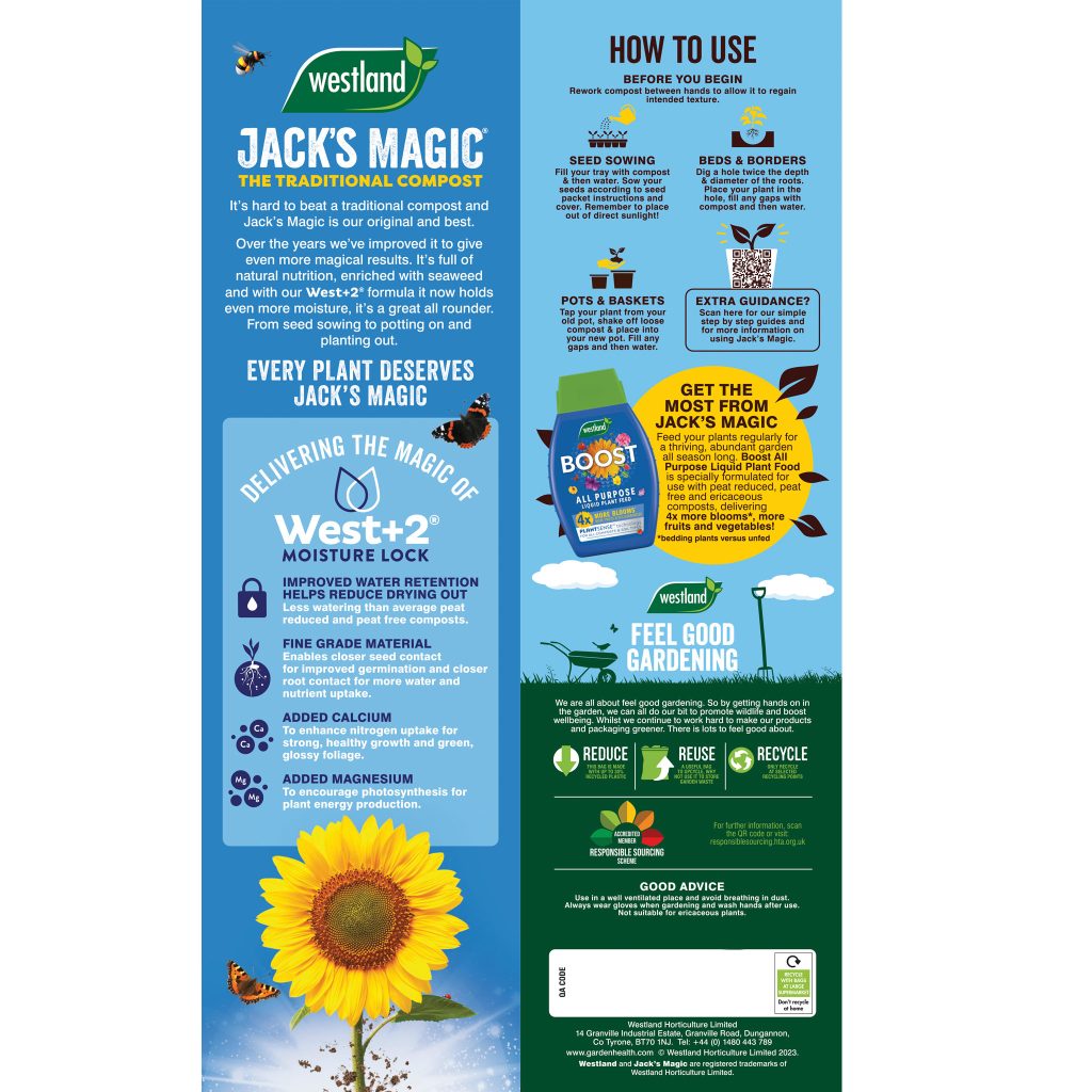 Jack's Magic All Purpose Compost - Westland Garden Health