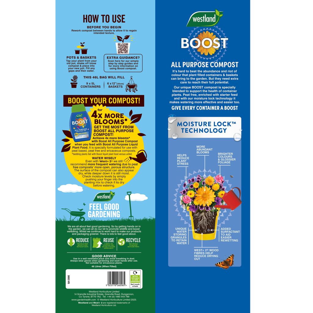 Westland Boost All Purpose Compost - Composts - Westland Garden Health